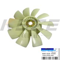 China 6006257550 600-625-7550 KOMATSU S4D95 S4D102 S4D107 ENGINE 6H 10B FAN BLADE PC118 PC160 PC180 for sale