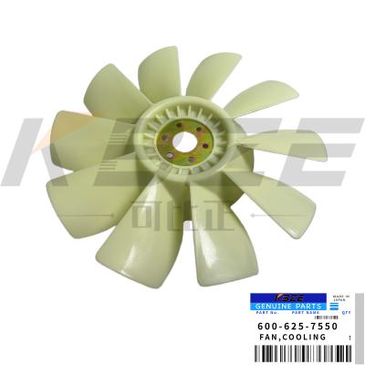 China 6006257550 600-625-7550 KOMATSU S4D95 S4D102 S4D107 ENGINE 6H 10B FAN BLADE PC118 PC160 PC180 for sale