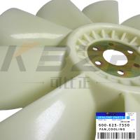 China 6006257550 600-625-7550 KOMATSU S4D95 S4D102 S4D107 ENGINE 6H 10B FAN BLADE PC118 PC160 PC180 for sale