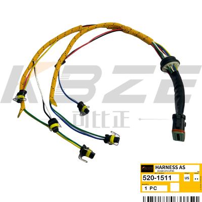 China CAT C7 WIRING HARNESS AS-ENGINE 520-1511 5201511 FOR E324D E325D E329D EXCAVATOR for sale
