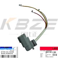 China 6745-81-9240 6745-81-9210 KOMATSU SAA6D114E-3 3968886 INJECTOR WIRING FOR PC300-8 PC300-8MO WA430 for sale