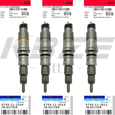 China KBZE 6754-11-3100 6754-11-3010 KOMATSU S4D107 S6D107 NOZZLE FUEL INJECTOR ASSY FOR CUMMINS QSB4.5 QSB5.9 QSB6.7 ENGINE 5263262 3976372 4945969 for sale