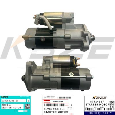 China KBZE 8-98072315-1 ISUZU 4LE2 ENGINE 24V 11T 3.5KW STARTER MOTOR ASSY FOR SK70 SK75 SK80 ZX70 ZX80 ZX85 CX75 CX80 for sale