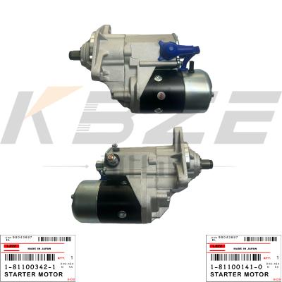 China 1-81100342-1 ISUZU 6BG1 ENGINE 1-81100141-0 STARTER MOTOR ASSY 24V 11T 4.5KW FITS FOR EX200-5 ZX200-3 ZX240-3 for sale