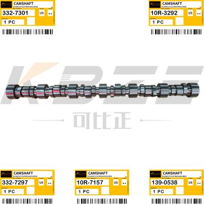 China KBZE 332-7297 139-0538 CAT 3406E C15 C18 ENGINE 10R-7157 332-7301 10R3292 CAMSHAFT FOR 651B 657E 772 for sale