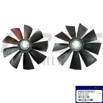 China KBZE VOE21034351 21034351 VOLVO TAD731GE ENGINE 6HOLES 9BLADE FAN BLADE for sale