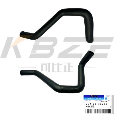 China KBZE 207-03-71232 2070371232 KOMATSU PC300-7 PC340-7 PC350-7 PC380-7 RADIATOR HOSE FOR EXCAVATOR for sale