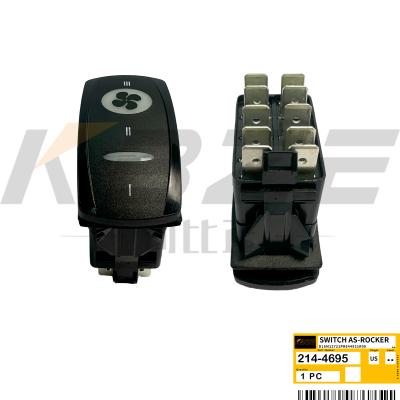China KBZE 214-4695 2144695 ROCKER SWITCH FITS CAT 414E 416E 420E 422E 428E 430E 432E 434E 442E  BACKHOE LOADER for sale