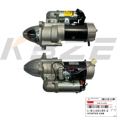 China KBZE 1-81100189-2 1-81100189-0 HITACHI EX200-1 4.5KW 11T 24V STARTER MOTOR FOR ISUZU 6BD1 ENGINE for sale