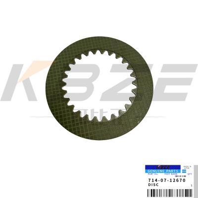 China KBZE 714-07-12670 7140712670 OEM QUALITY FRICTION DISC FOR KOMATSU WA200 WA250 WA300 WA320 WA380 WA400 WA450 WA480 HM250 HM300 HM400 for sale