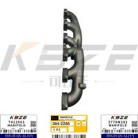 China KBZE 384-2286 T412663 3778M282 EXHAUST MANIFOLD FOR 320D2 323D2 924K 930K 535D 545D REPLACE CAT C6.6 C7.1 PERKINS 1106D ENGINE for sale