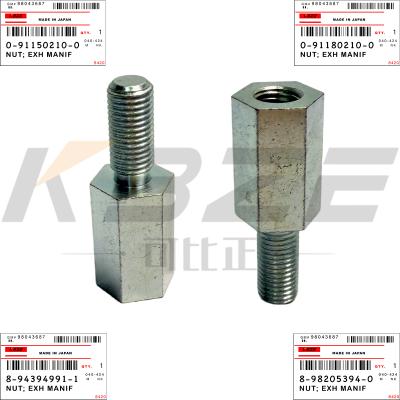 China HITACHI ZX330 ZX350 ZX500 8-94394991-1 8-98205394-0 ISUZU 6HK1 EXHAUST MANIFOLD NUT 0-91150210-0 0-91180210-0 for sale