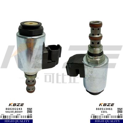 China KBZE 860202243 860513461 OEM DC 24V SOLENOID VALVE FITS XCMG XE200 XE210 XE215 EXCAVATOR for sale
