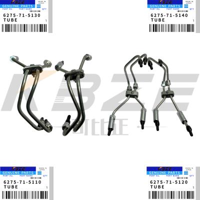 China ​5272181 ​5272182 KBZE OEM PC70-8 PC138USLC-10 EXCAVATOR FUEL LINES 6275715110 6275715120 6275715130 6275715140 REPLACE FOR KOMATSU SAA4D95LE-6A/B for sale