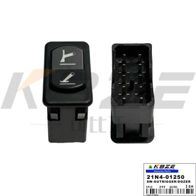 China HYUNDAI R140W-7 R170W-7 R200W-7 WHEEL EXCAVATOR 21N4-01250 KBZE BRAND ROCKER SWITCH FITS HYUNDAI for sale