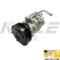 China KBZE OEM 259-7244 2597244 CAT AC COMPRESSOR REPLACE E311 E312 E320 E323 EXCAVATOR for sale