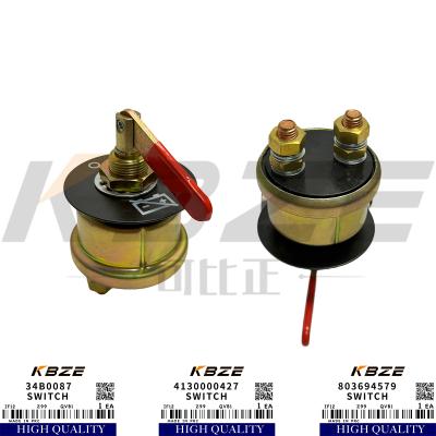China KBZE BATTERY MAIN SWITCH LIUGONG 34B0087 SDLG 4130000427 XCMG 803694579 FOR CLG922 XE215 EXCAVATOR for sale