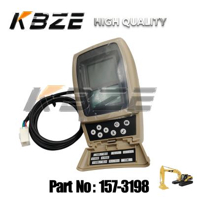 China KBZE HIGH QUALITY 157‑3198 EXCAVATOR PARTS LCD MONITOR FOR CAT320C 330C EXCAVATOR CAB CONTROL MONITOR ASSEMBLY for sale