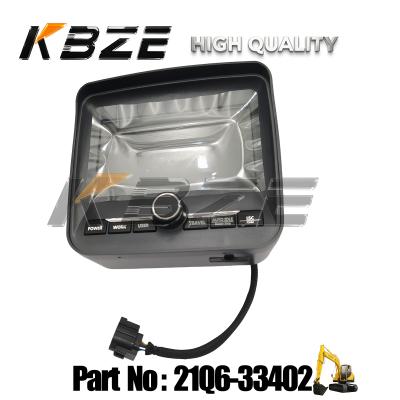 China KBZE MONITOR PANEL 21Q6-33402 SUITS HYUNDAI R140-9 R160-9 R235-9 R290-9 R320-9 R480-9 R520-9 R700-9 ABS for sale