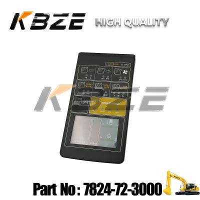 China EXCAVATOR GAUGE PANEL REPLACEMENT 7824-72-3000 KBZE PREMIUM QUALITY FOR KOMATSU PC220-5 PC300-5 PC410-5 for sale