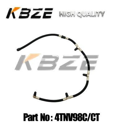 China KBZE FACTORY PRICE YANMAR 4TNV98C 4TNV98CT FUEL RETURN PIPE DIESEL ENGINE REPLACEMENT PARTS for sale