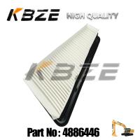 China CABIN AIR FILTER 4886446 CLEAN CAB ENVIRONMENT FITS E313, E315, E320, E325 EXCAVATOR for sale