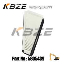 China KBZE DURABLE 5805439 CABIN AIR FILTER REPLACEMENT FOR  EXCAVATOR  E325, E326, E330 for sale