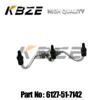 China FUEL PIPE 6127-51-7142 EXCAVATOR KOMATSU D155A ENGINE SAA6D155E-4 FACTORY-LEVEL PRICING for sale