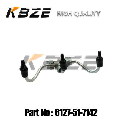 China FUEL PIPE 6127-51-7142 EXCAVATOR KOMATSU D155A ENGINE SAA6D155E-4 FACTORY-LEVEL PRICING for sale
