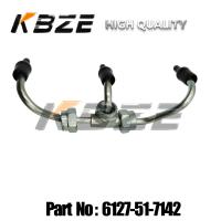 China FUEL PIPE 6127-51-7142 EXCAVATOR KOMATSU D155A ENGINE SAA6D155E-4 FACTORY-LEVEL PRICING for sale