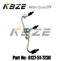 China 6127-51-7230 EXCAVATOR FUEL LINE REPLACEMENT FITS KOMATSU D155A ENGINE SAA6D155E-4N for sale