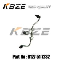 China KBZE EXCAVATOR FUEL SUPPLY LINE 6127-51-7232 FITS KOMATSU D155A ENGINE SAA6D155E-4 for sale