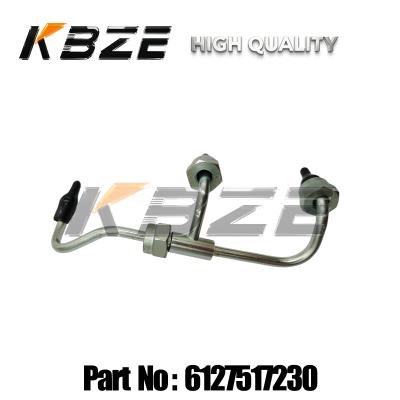 China CAMSHAFT LUBE PIPE 6127517230 FITS EXCAVATOR KOMATSU D155A ENGINE SAA6D155E-4 for sale