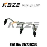 China CAMSHAFT LUBE PIPE 6127517230 FITS EXCAVATOR KOMATSU D155A ENGINE SAA6D155E-4 for sale