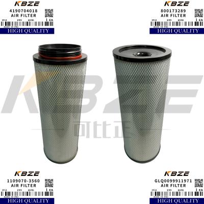 China SANY 160602030016A LGMG XCMG MINING TRUCK AIR FILTER 4190704018 800173289 K3560 SKT105S SKT115S CMT86 CMT96 CMG106 XG90G XG105G for sale
