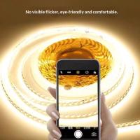 China Commercial Grade 24V LED Strip Light 2835 Flicker Free RA80 Cuttable Aluminum Linear 50000H for sale