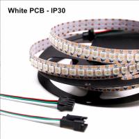China WS2812 5050 RGB LED Strip Light 60 LEDs per Meter IP65 Waterproof 5V Dimmable for sale