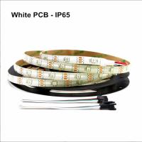 China WS2812 5050 RGB LED Strip Light 60 LEDs per Meter IP65 Waterproof 5V Dimmable for sale