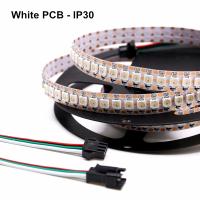 China WS2812 RGB LED Strip 5050 60 LEDs per Meter IP65 Waterproof 5V Dimmable Smart Full Color for sale