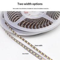 China Self-adhesive 24V Cuttable High Brightness Flicker-free Aluminum Linear Light Strip 50000 Hours for sale