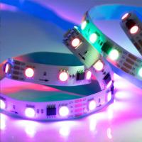 China 12V 5050RGB Running Water LED Light Strip Breakpoint Resume Remote Control 50000Hrs IP20 for sale