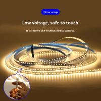 China LED Light Strip 12V SMD 2835 120 Beads IP20 Dimmable Self-Adhesive ABS Cabinet Ceiling Slot Light for sale