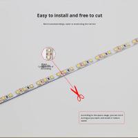 China LED Light Strip 12V SMD 2835 120 Beads IP20 Dimmable Self-Adhesive ABS Cabinet Ceiling Slot Light for sale