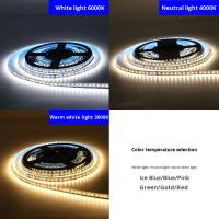 China LED Light Strip 12V SMD 2835 120 Beads IP20 Dimmable Self-Adhesive ABS Cabinet Ceiling Slot Light for sale