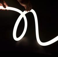 China IP67 Waterproof 360 Degree LED Neon Rope Light 14mm DC24V Flexible Silicone Tube for sale