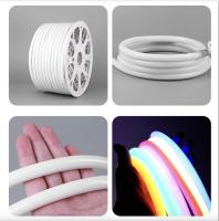 China IP67 Waterproof 360 Degree LED Neon Rope Light 14mm DC24V Flexible Silicone Tube for sale