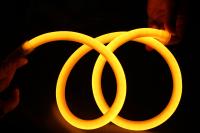 China 360 Degree LED Neon Rope Light 24V IP67 Waterproof 10W 120chip/m 9m Roll Outdoor Decorative for sale