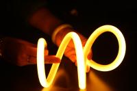 China 360 Degree LED Neon Rope Light 24V IP67 Waterproof 10W 120chip/m 9m Roll Outdoor Decorative for sale