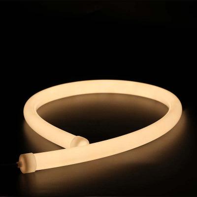 China AC220V IP65 Waterproof 360 Degree Round Flexible PVC LED Neon Strip Lamp 16mm for sale