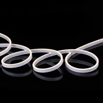 China Warm White Dimmable LED Neon Strip Light IP67 Silicone 9W 5M AC220V DC24V for sale